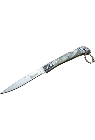 Columbia F807 C Tırtıklı Kamp Çakı 15 cm - Sedef Saplı, Kutulu Columbia F807 C Tırtıklı Kamp Çakı 15 cm - Sedef Saplı, Kutulu