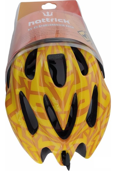 Hattrick KS45 Kask Ayarlanabilir Sarı