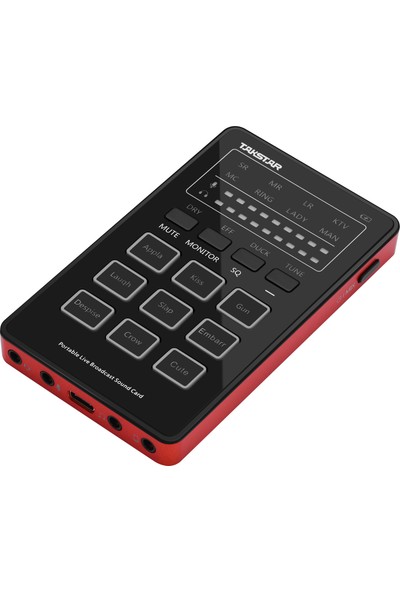 Takstar Mx1 Mini Ses Kartı Ses Değiştirici Taşınabilir (Yurt Dışından) Takstar Mx1 Mini Ses Kartı Ses Değiştirici Taşınabilir (Yurt Dışından)