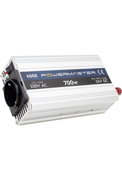 Powermaster PM-4505 24 Volt 700W Modıfıed Sınus Inverter Powermaster PM-4505 24 Volt 700W Modıfıed Sınus Inverter