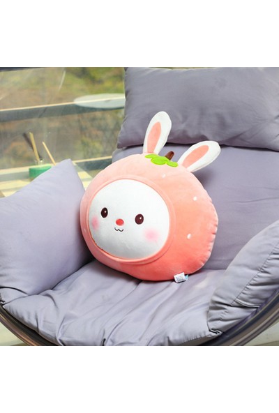Yoyoso Çilek&Tavşan Dekoratif Yastık