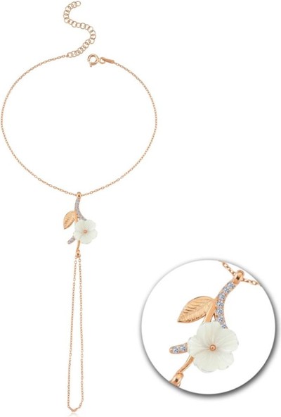 Mia Vento Manolya Çiçeği Demeti Rose Renk Gümüş Şahmeran