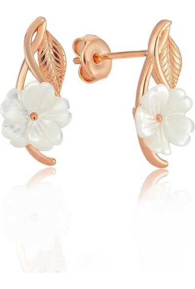 Mia Vento Italyan Tasarım Sevgi Baharı Parıltısı Flowers Gümüş Küpe