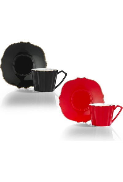 Schafer Elite Kahve Fincan Takımı 6 Lı 12 Parça