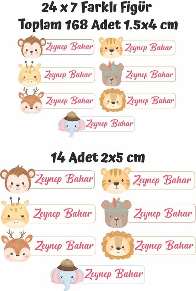 Msticker Okul Etiketi Kalem Defter Kişiye Özel Isim Yazılabilen Etiket 180 Adet Msticker Okul Etiketi Kalem Defter Kişiye Özel Isim Yazılabilen Etiket 180 Adet