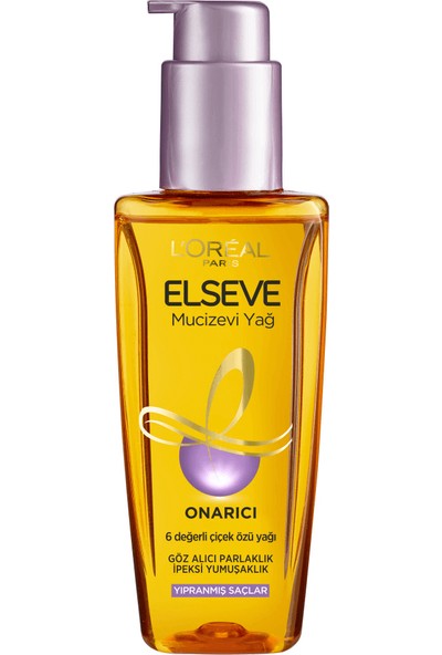 Loreal Paris Elseve Mucizevi Onarıcı Bakım Yağı 100 ml