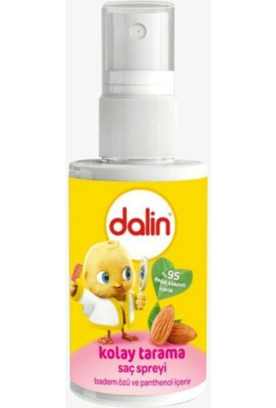 Dalin Kolay Tarama Spreyi 50 ml Badem ve Panthenol 8690605062170