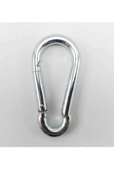 Aliden Galvanizli Salıncak Askı Kilidi Hamak Askısı Yaylı Karabina 8 mm