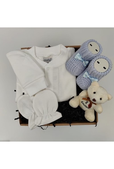 Hoş Geldin Bebek Armağan Seti Mavi