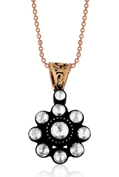 Zer Papatya Elmas Kolye