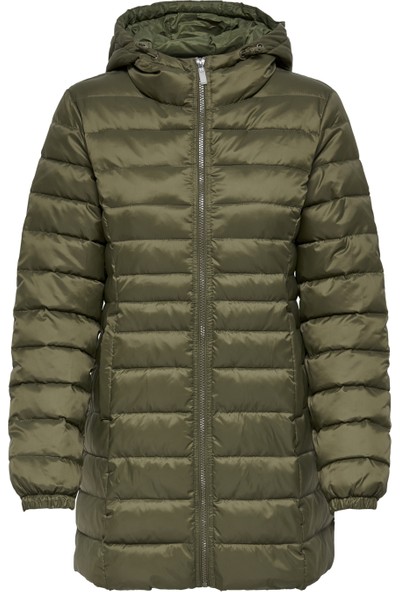 Only Onlnewtahoe Quılted Hood Coat Otw Beech