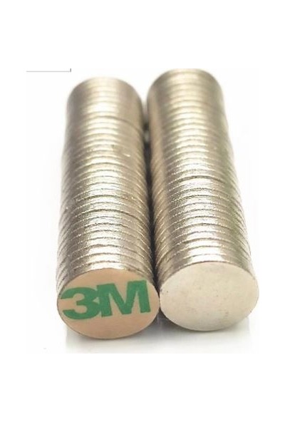 Hdg Yapışkanlı Neodyum Mıknatıs D10X1MM Çap - 50 adet - Güçlü Neodyum Mıknatıs Magnet Hdg Yapışkanlı Neodyum Mıknatıs D10X1MM Çap - 50 adet - Güçlü Neodyum Mıknatıs Magnet