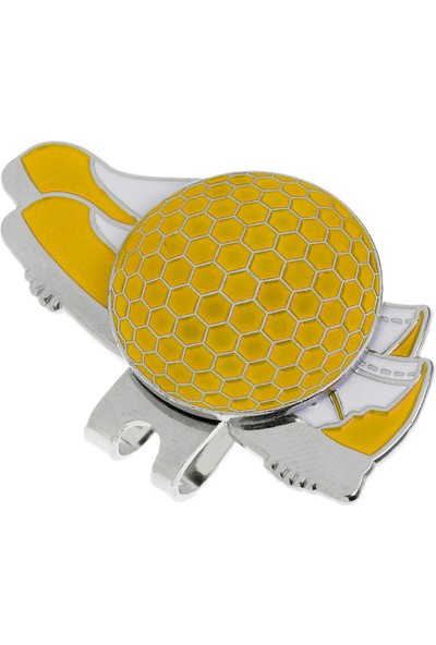 Homyl Paslanmaz Çelik Ayakkabı Tasarım Manyetik Golf Şapka Klip ve Top Marker Sarı (Yurt Dışından) Homyl Paslanmaz Çelik Ayakkabı Tasarım Manyetik Golf Şapka Klip ve Top Marker Sarı (Yurt Dışından)