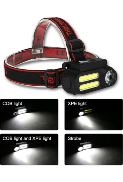 Yopigo 30W Cob LED Özellikli USB Şarjlı 4 Modlu Oynar Başlıklı Kafa Lambası Yopigo 30W Cob LED Özellikli USB Şarjlı 4 Modlu Oynar Başlıklı Kafa Lambası