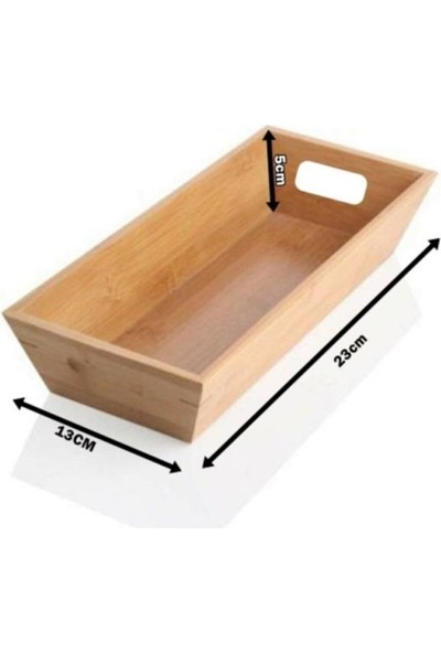 Balsa Bambu Ekmek Sepeti 25 x 13 cm BLS-MK2514