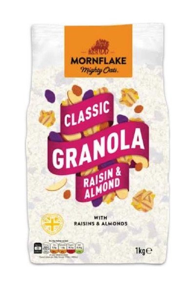 Mornflake Kuru Üzüm ve Bademli Klasik Granola 1 kg