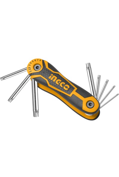 Ingco HHK14083 Torx Alyan Seti Cr-V 8 Li Ingco HHK14083 Torx Alyan Seti Cr-V 8 Li