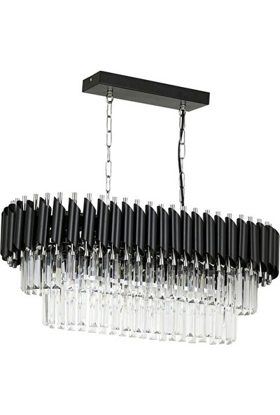 Crystal Palace Yemek Masası Avizesi Lux Lüks Taşlı Kristal Taşlı Avize 75*35 - Masa Üstü Avize Kristal Klasik Avize - Siyah Gümüş (Krom) Avize Crystal Palace Yemek Masası Avizesi Lux Lüks Taşlı Kristal Taşlı Avize 75*35 - Masa Üstü Avize Kristal Klasik Avize - Siyah Gümüş (Krom) Avize