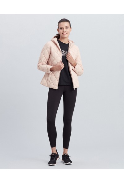 Skechers W Capitone Hooded Jacket Kadın Light Camel Mont - S212001-230 Skechers W Capitone Hooded Jacket Kadın Light Camel Mont - S212001-230