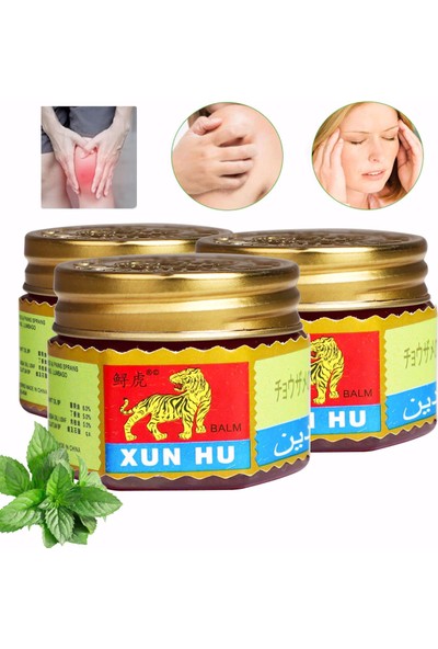 Feli's Bibizde Çin Yağı Xun Hu Tiger Balm Kaplan Masaj Kremi Feli's Bibizde Çin Yağı Xun Hu Tiger Balm Kaplan Masaj Kremi