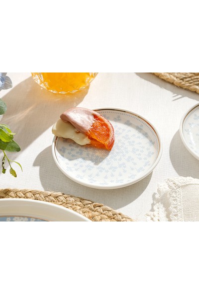 English Home Dande New Bone Çerezlik 10 cm. Beyaz - Mavi