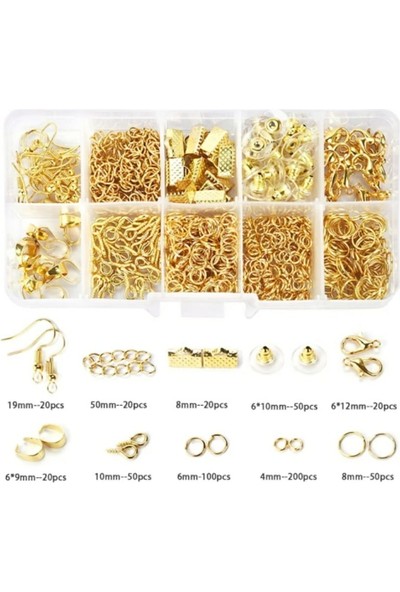 Yiğit Aksesuar Gold Takı Yapım Seti Takı Yapım Malzemeleri