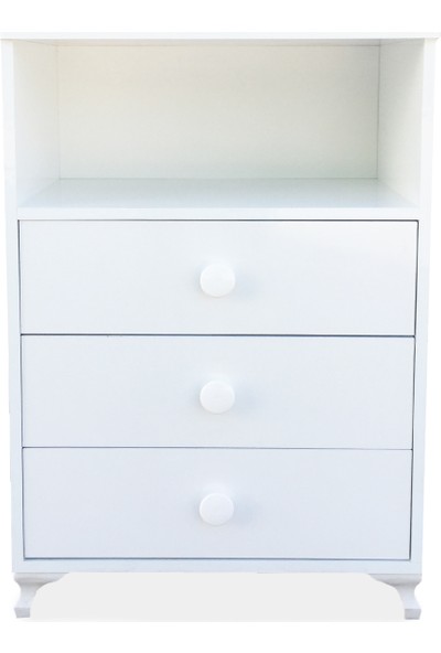 Temosan Raflı Çekmeceli Şifonyer