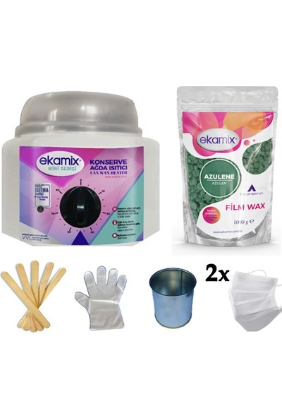 Ekamix Makina Boncuk-Inci Ağda Seti Azulene 1000 gr Cezve Ekamix Makina Boncuk-Inci Ağda Seti Azulene 1000 gr Cezve
