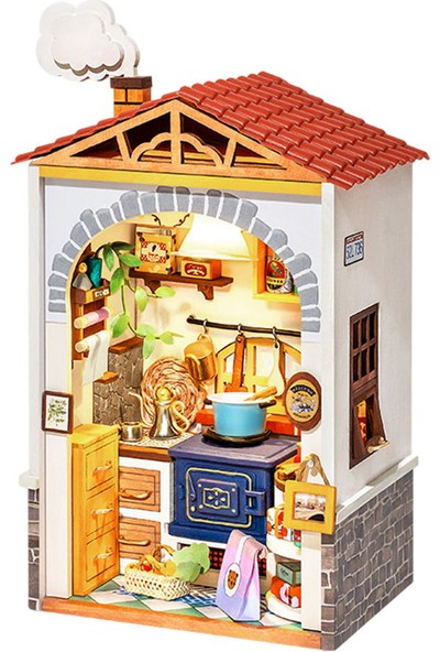 Lovoski Ahşap Dollhouse City Sokak Görünümlü Oyuncak (Yurt Dışından) Lovoski Ahşap Dollhouse City Sokak Görünümlü Oyuncak (Yurt Dışından)