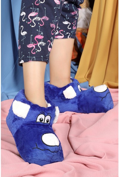 Woggo 1612 Hayvan Figürlü Kadın Ev Içi Panduf