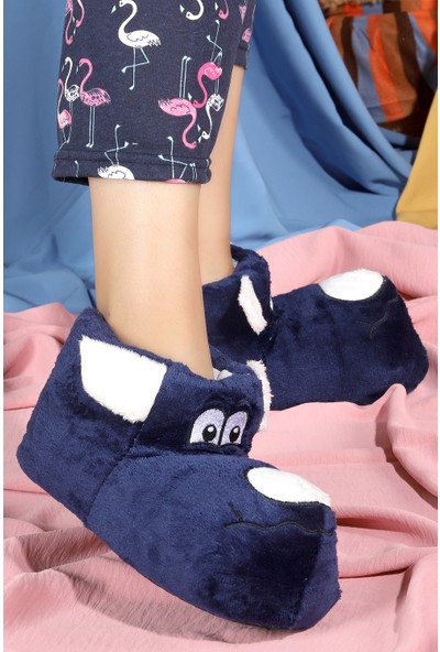 Woggo 1612 Hayvan Figürlü Kadın Ev Içi Panduf