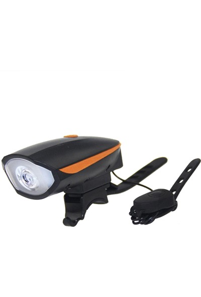 Blesiya USB LED Bisiklet Ön Işık Boynuz 3 Aydınlatma Modları Bisiklet Far Turuncu (Yurt Dışından) Blesiya USB LED Bisiklet Ön Işık Boynuz 3 Aydınlatma Modları Bisiklet Far Turuncu (Yurt Dışından)
