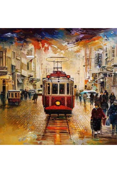 Lily Hobbyland Sayılarla Boyama Çerçeveli Tuval Seti 40 x 50 cm - Istiklalde Kış Lily Hobbyland Sayılarla Boyama Çerçeveli Tuval Seti 40 x 50 cm - Istiklalde Kış