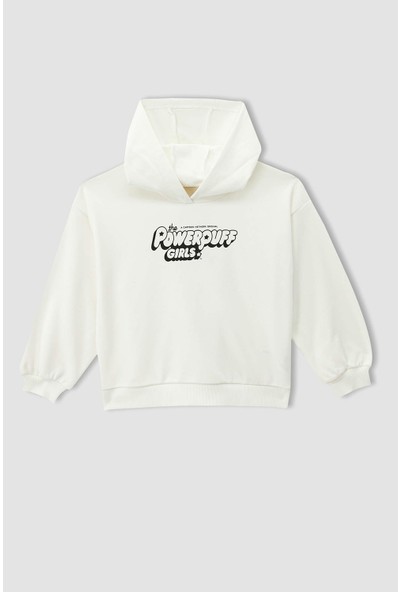 DeFacto Kız Çocuk Powerpuff Girls Lisanslı Regular Fit Kapüşonlu İçi Yumuşak Tüylü Sweatshirt V4759A621Wn DeFacto Kız Çocuk Powerpuff Girls Lisanslı Regular Fit Kapüşonlu İçi Yumuşak Tüylü Sweatshirt V4759A621Wn