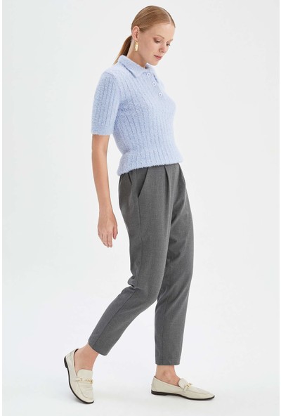DeFacto Carrot Fit Esnek Belli Dokuma Pantolon V8711Az21Wn DeFacto Carrot Fit Esnek Belli Dokuma Pantolon V8711Az21Wn