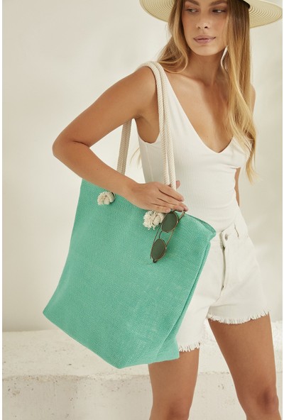 C&city Syt Plaj Çantası Y2672-04 Çok Renkli