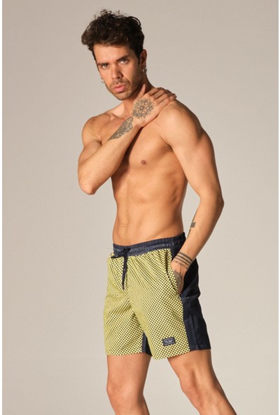 C&city K-174 Erkek Deniz Şort Sarı C&city K-174 Erkek Deniz Şort Sarı