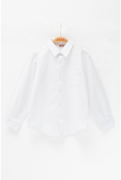 Zeyland Erkek Çocuk Klasik Poplin Beyaz Gömlek (5-12YAŞ) Zeyland Erkek Çocuk Klasik Poplin Beyaz Gömlek (5-12YAŞ)