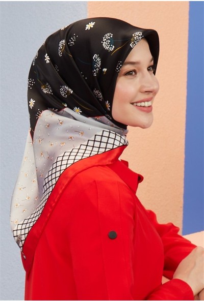 Armine 2021 Ilkbahar-Yaz Sura Ipek Eşarp 8517-09