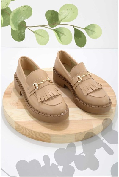 Bambi Camel Kadın Loafer Ayakkabı K01534070309 Bambi Camel Kadın Loafer Ayakkabı K01534070309