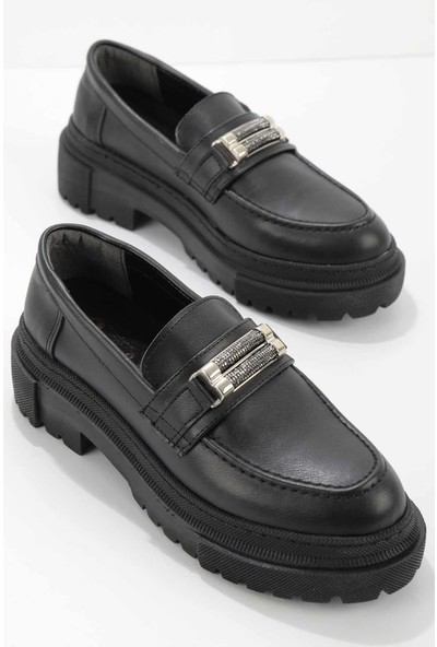 Bambi Siyah Kadın Casual Ayakkabı K01990000109