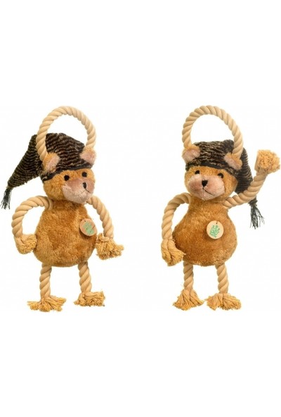 Özömek Prestij Karlie Ipli Peluş Köpek Oyuncağı Ayı Şekilli 45X16cm K.rengi