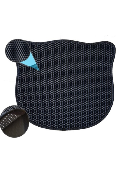 Özömek Prestij Kum Toplayan Elekli Kedi Kum Paspası Siyah 58X67 cm Özömek Prestij Kum Toplayan Elekli Kedi Kum Paspası Siyah 58X67 cm