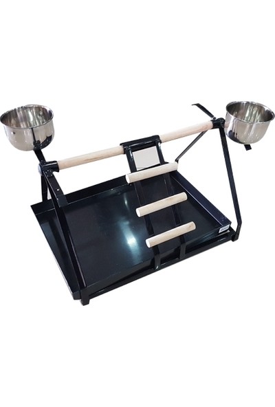 Özömek Prestij Qh Pet Papağan Sehpası Siyah 43X32X32 cm