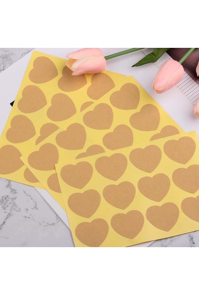 Dekorden Kraft Kalp Sticker 120'li Dekorden Kraft Kalp Sticker 120'li