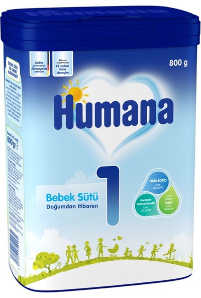 Humana Bebek Sütü 1 Numara 800 gr Humana Bebek Sütü 1 Numara 800 gr