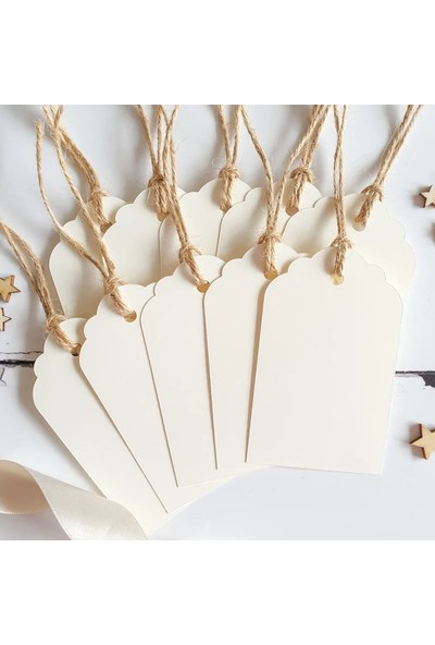 Dekorden Etiket 4 x 7 cm 100'lü