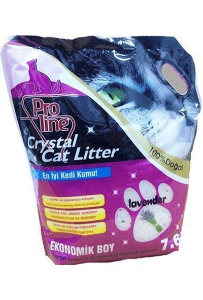 Proline Lavender Lavanta Kokulu Silika Kedi Kumu 7,6 Lt Eko Boy