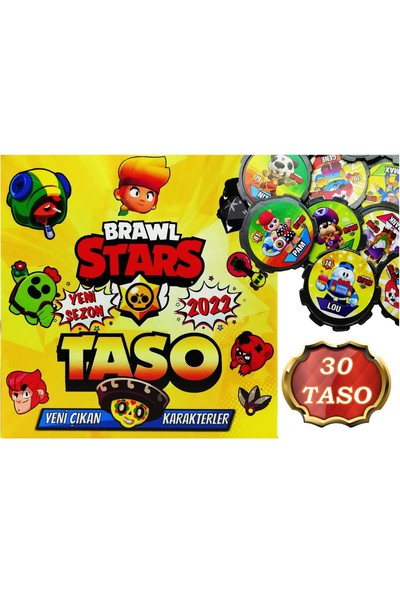 Brawl Stars Taso - 2022 Sezon - 30 Adet Taso - Kutusuz Brawl Stars Taso - 2022 Sezon - 30 Adet Taso - Kutusuz