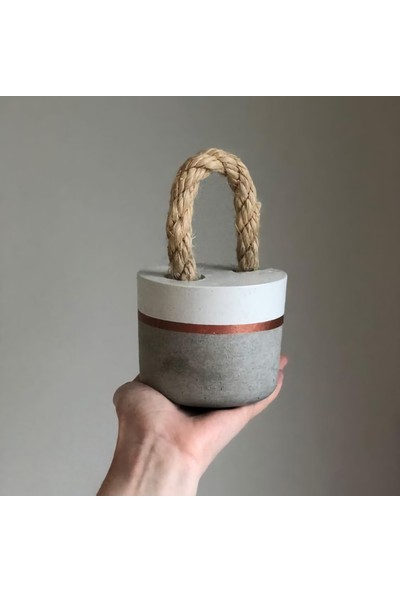 Burden Halatlı Dekoratif Sade Kapı Tutucu, El Yapımı, Ev Dekorasyon, Kapı Stoperi & Sabitleyici, 1,5 kg Burden Halatlı Dekoratif Sade Kapı Tutucu, El Yapımı, Ev Dekorasyon, Kapı Stoperi & Sabitleyici, 1,5 kg